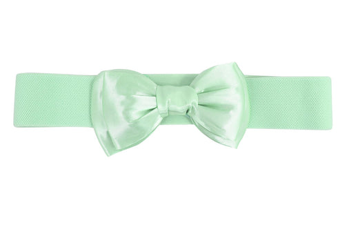 Dancing Days 50's Bella Bow Belt Vintage Retro pin-up Bow Elastic Cinc ...