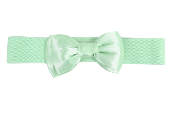 Dancing Days 50's Bella Bow Belt Vintage Retro pin-up Bow Elastic Cinc ...