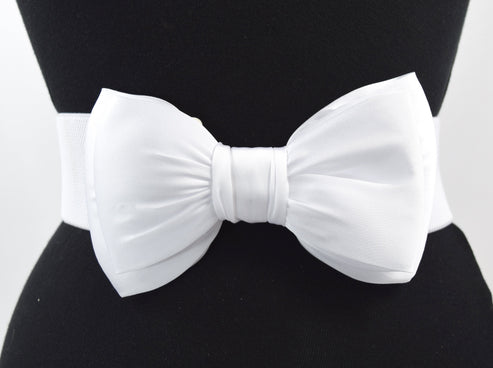 Dancing Days 50's Bella Bow Belt Vintage Retro pin-up Bow Elastic Cinc ...