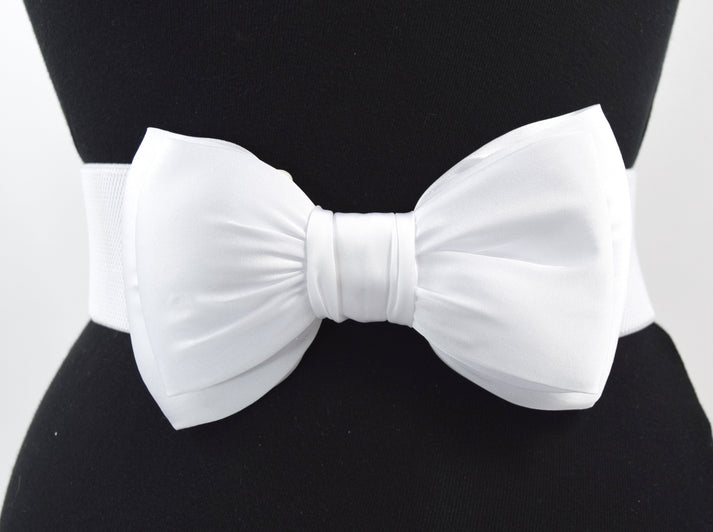 Dancing Days 50's Bella Bow Belt Vintage Retro pin-up Bow Elastic Cinc ...