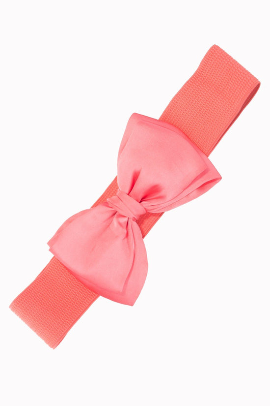 Dancing Days 50's Bella Bow Belt Vintage Retro pin-up Bow Elastic Cinc ...
