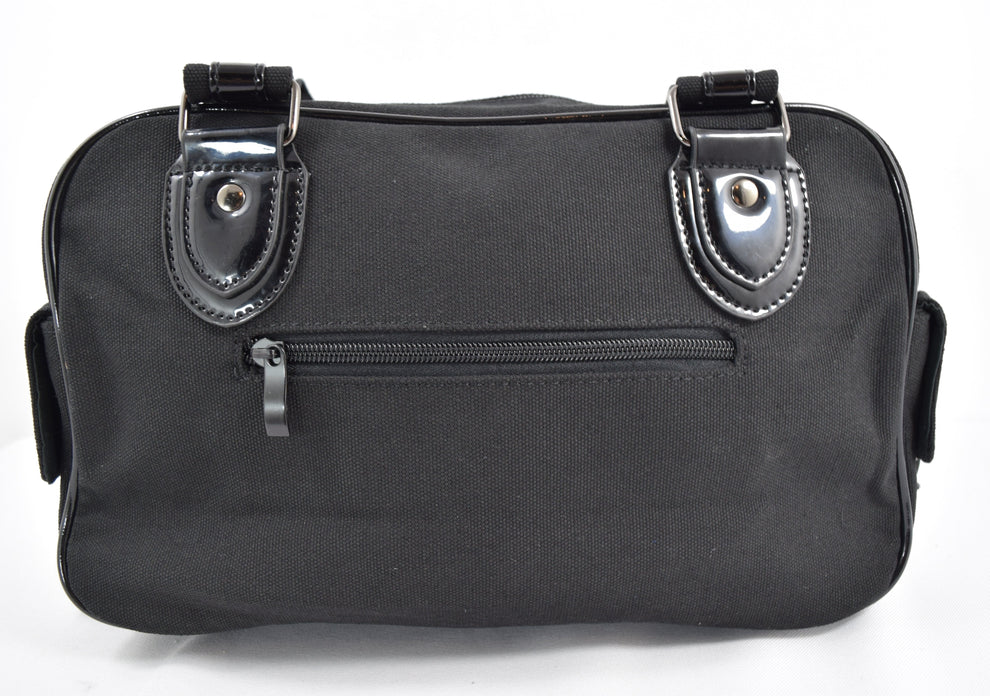 Lost Queen RHAPSODY Gothic Punk Emo Black Satchel Bag With Pockets ...