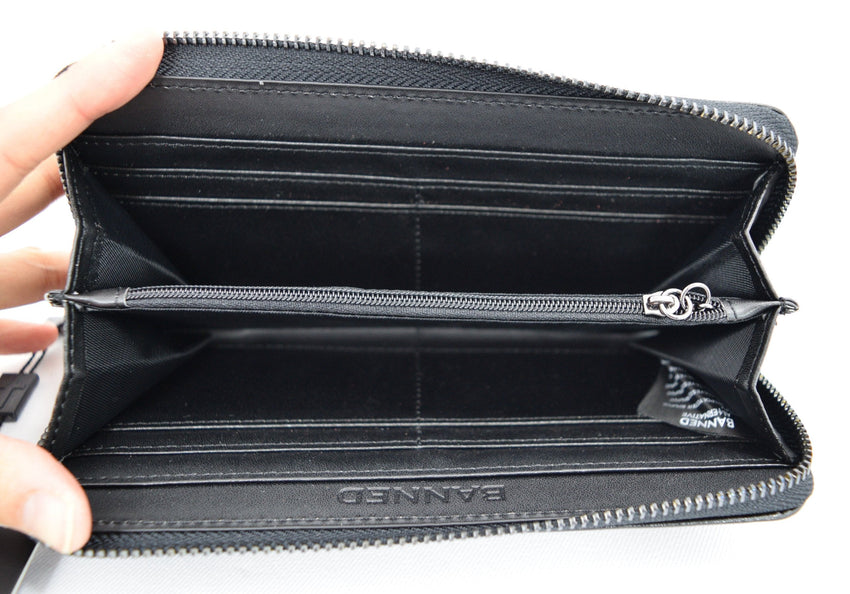 New Moon Wallet Gothic Occult Moon Magick & Leviathan cross Black Wall ...