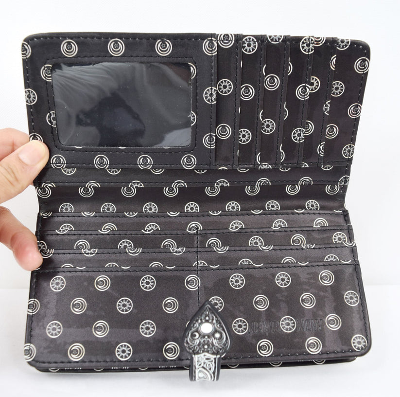 Spirit Board Ouija Board 3D Embossed White Wallet Wiccan Gothic Gift ...
