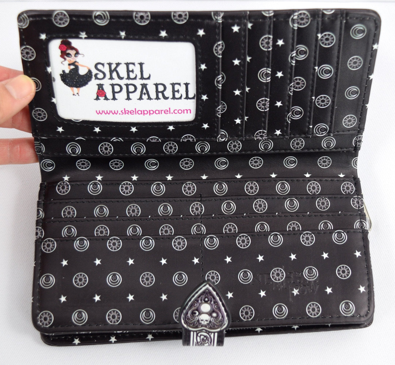 Spirit Board Ouija Board 3D Embossed White Wallet Wiccan Gothic Gift ...