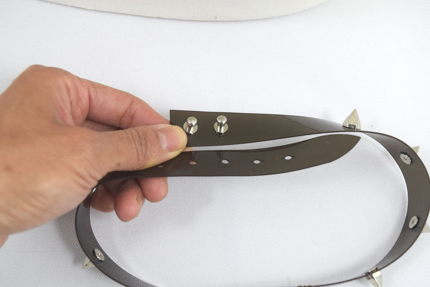 Cyber Punk Cyber Rave Cyber Goth Transparent PVC Spiked Collar Choker ...